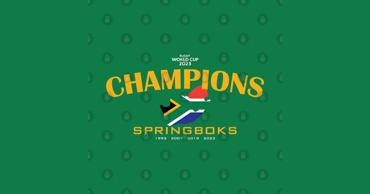Rugby World Cup Champions 2023 - Springboks - Springboks - T-Shirt ...