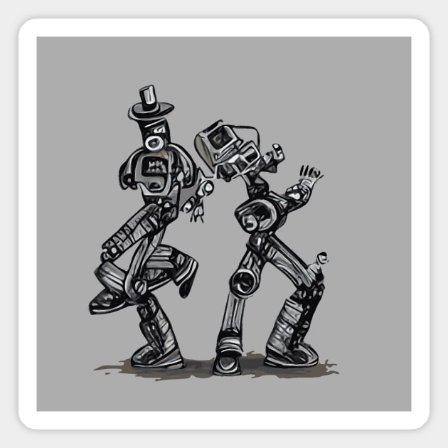 how to draw robots and machinery