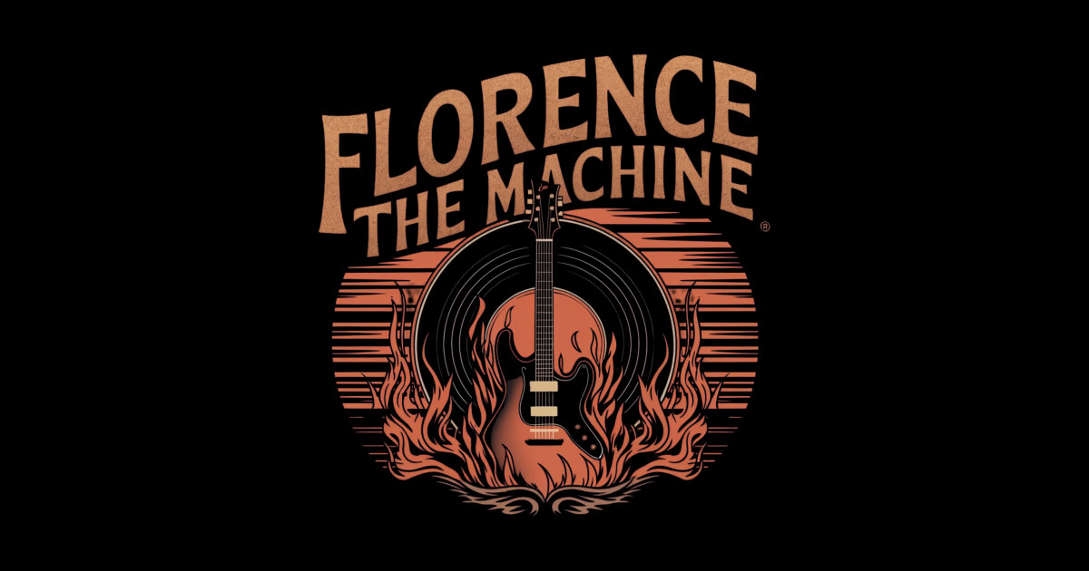 Nostalgic with Florence The Machine - Album - Sticker | TeePublic
