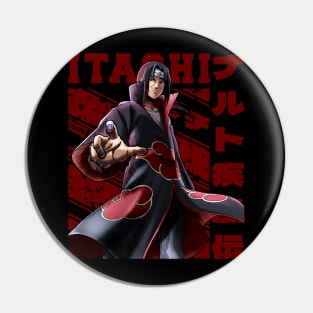 Itachi Uchiha Sharinggan Naruto Anime Pins and Buttons for Sale | TeePublic
