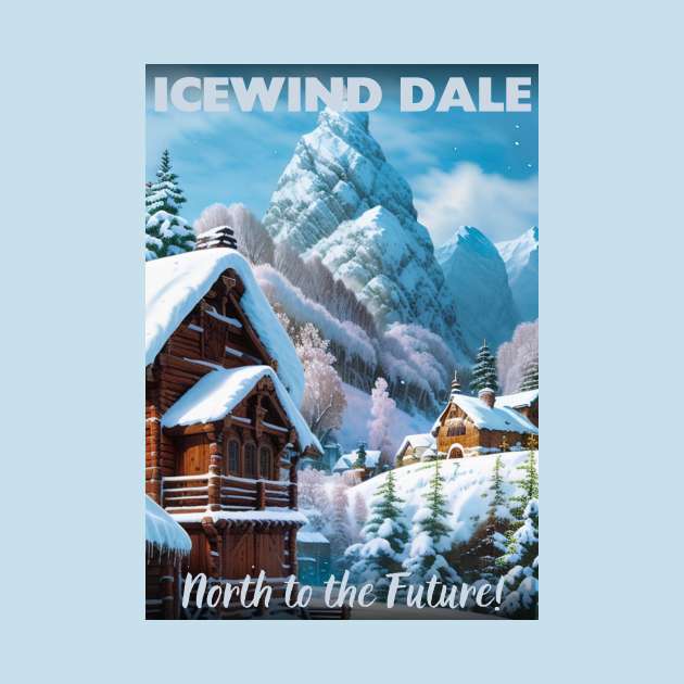 Icewind Dale Tourism Poster - Sword Coast Faerun D&D Art - Faerun - T ...