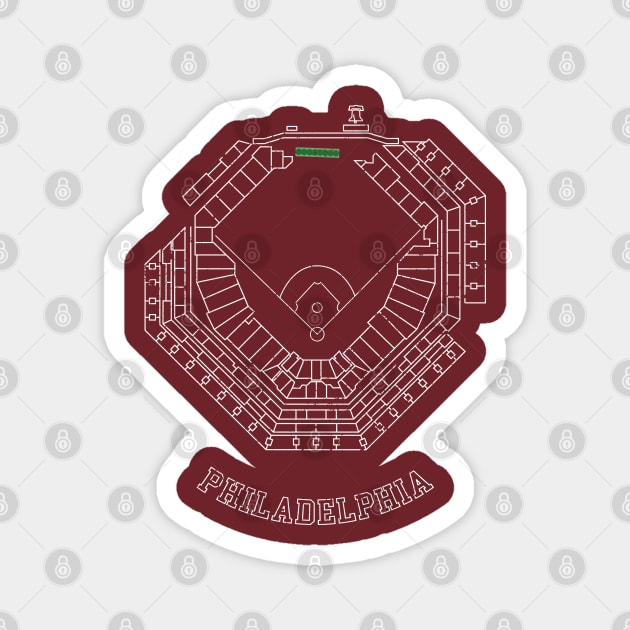 CBP - white - Phillies - Magnet | TeePublic