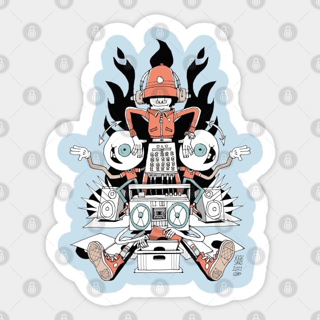 Old School Hip Hop - Old School Hip Hop - Sticker | TeePublic