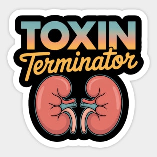Toxin Terminator Nephrology Tech Kidney Stickers for Sale | TeePublic