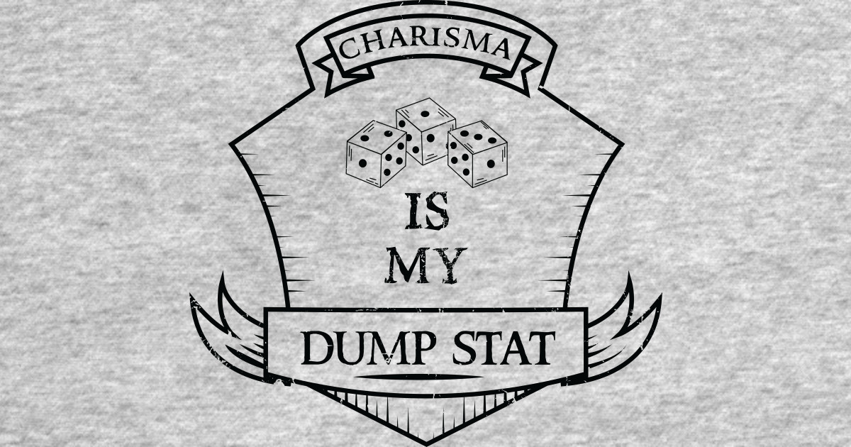 Dump Stat - Charisma (light colors) - Dungeons And Dragons - Tank Top ...