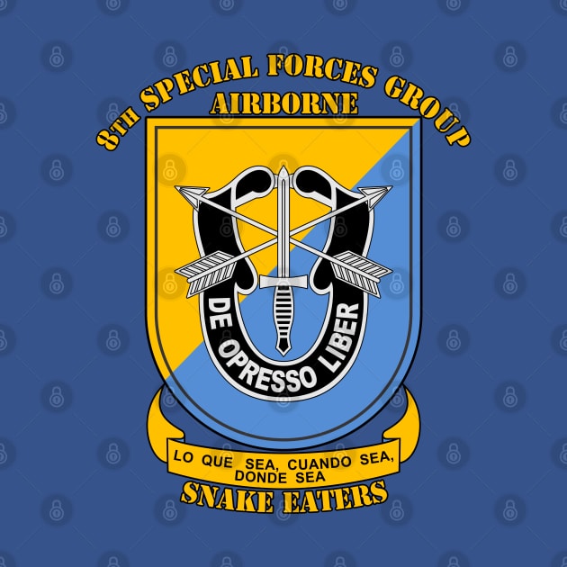 8th Special Forces Group - 8th Special Forces Group - T-Shirt | TeePublic