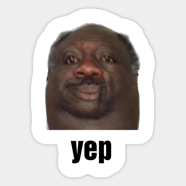 Distorted face meme - Face Meme - Sticker | TeePublic