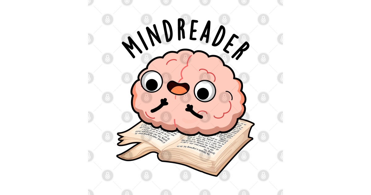 Mind Reader Funny Brain Pun - Brain Pun - T-Shirt | TeePublic