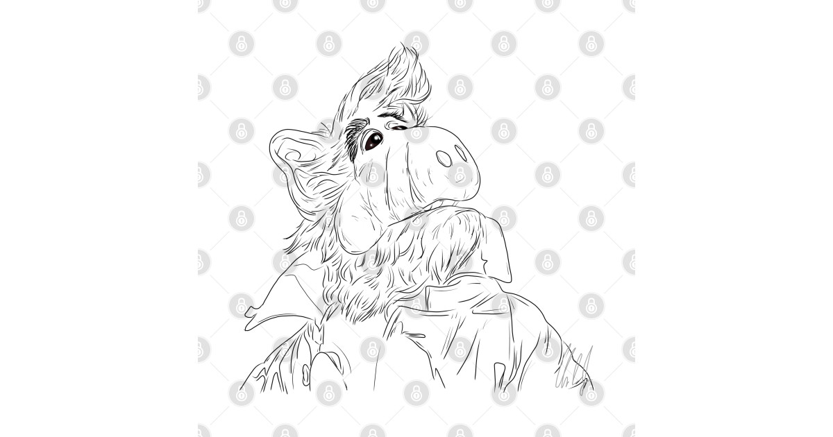 Alf: Going Home [Outline] - Alf - T-Shirt | TeePublic