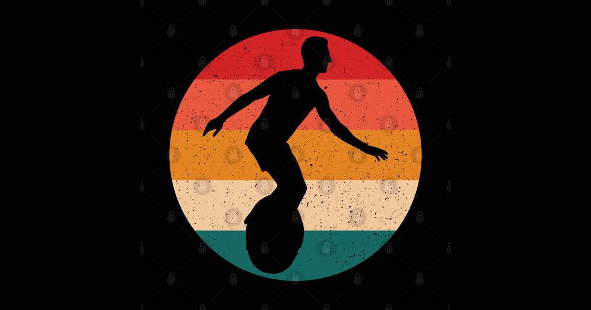 Vintage Electric Unicycle Rider - EUC Wheel - Euc - Sticker | TeePublic