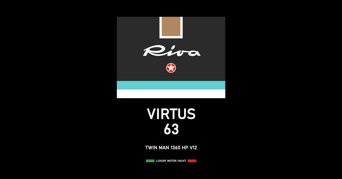 Riva Virtus Aquarama Classic Boat Italy - Riva Aquarama Virtus 63 - Sticker | TeePublic