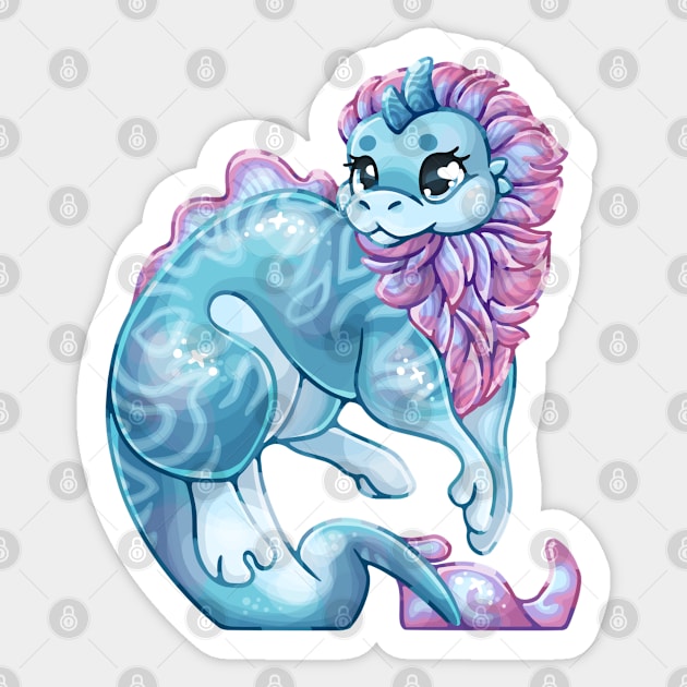 Sisu dragon Cute art - Dragon - Sticker | TeePublic