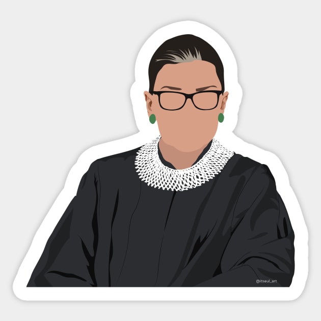 Ruth Bader Ginsburg - Ruth Bader Ginsburg Art - Sticker | TeePublic
