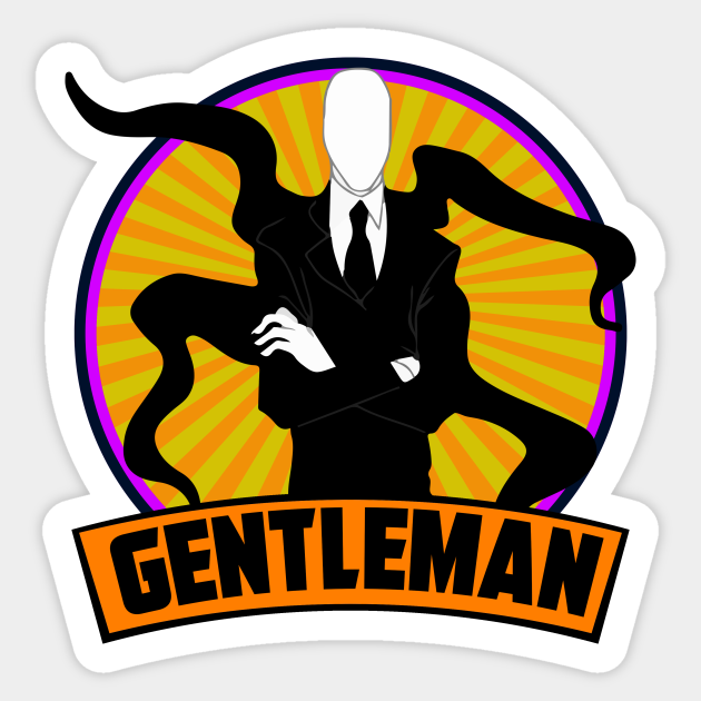 GENTLEMAN - Slenderman - Sticker | TeePublic