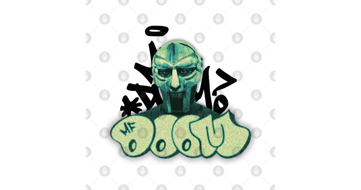 MF Doom grunge texture - Mf Doom - T-Shirt | TeePublic