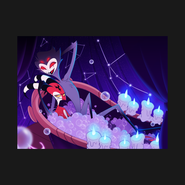 HELLUVA BOSS blitzo / stolas - Helluva Boss - Crewneck Sweatshirt ...