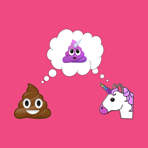 The Poopicorn - Unicorn - T-Shirt | TeePublic