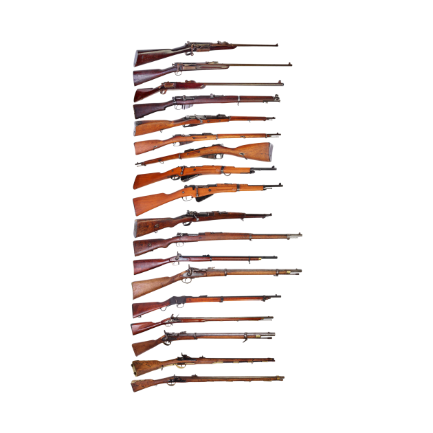 Old Vintage Sniper Rifle - Sniper Rifle - Tapestry | TeePublic