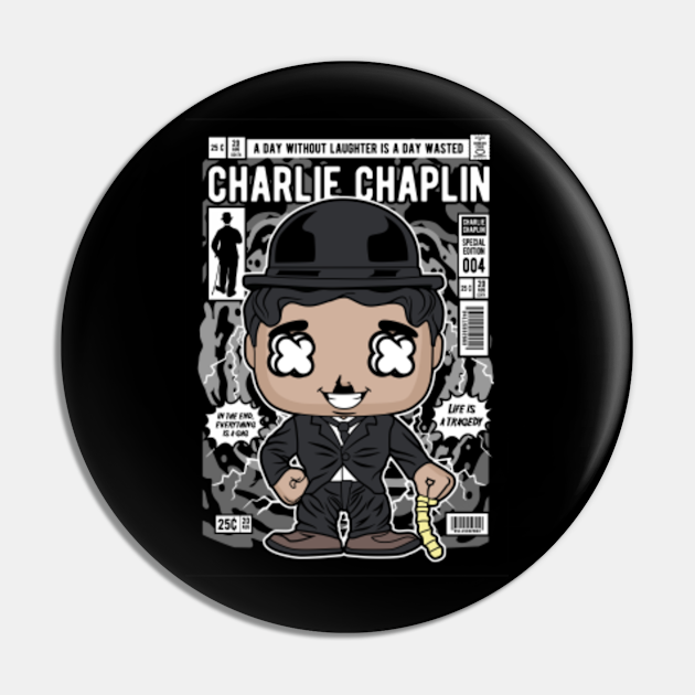 Charlie Chaplin Charlie Chaplin Pin Teepublic