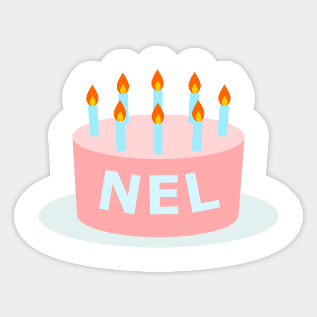 NEL PASTEL - Cake - Sticker | TeePublic
