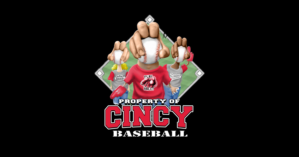 Knucklehead for Cincy Baseball - Baseball - Sticker | TeePublic