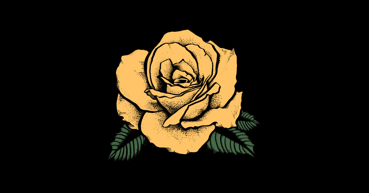 rose - Rose Drawing - Sticker | TeePublic