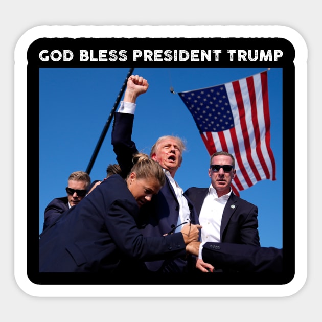 God Bless President Trump, Shooting at Donald Trump Rally - God Bless ...