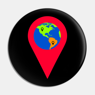 Google Earth Pins and Buttons for Sale | TeePublic