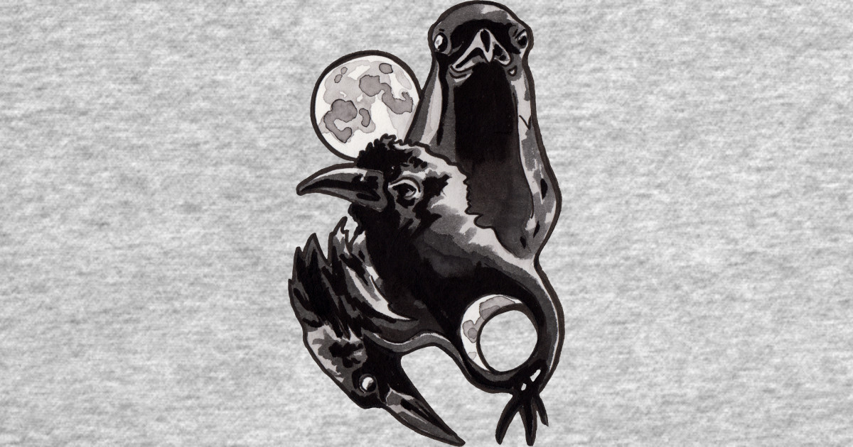 Maiden, Mother, Crone Crows - Crows - T-Shirt | TeePublic