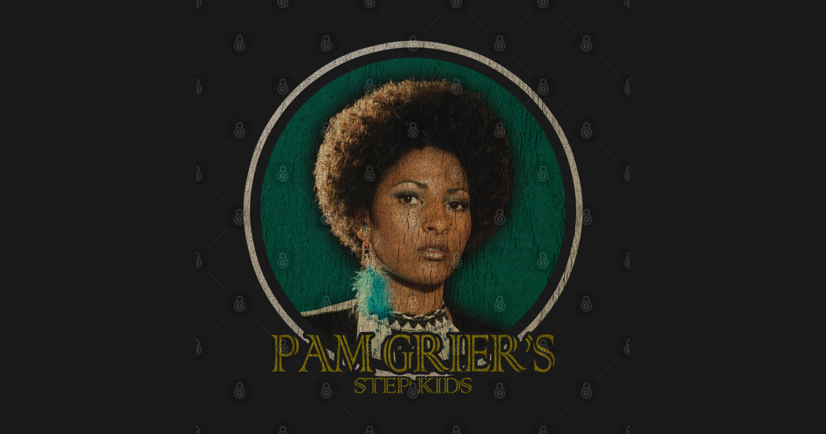 Pam griers - retro 80s style - Pam Grier - T-Shirt | TeePublic