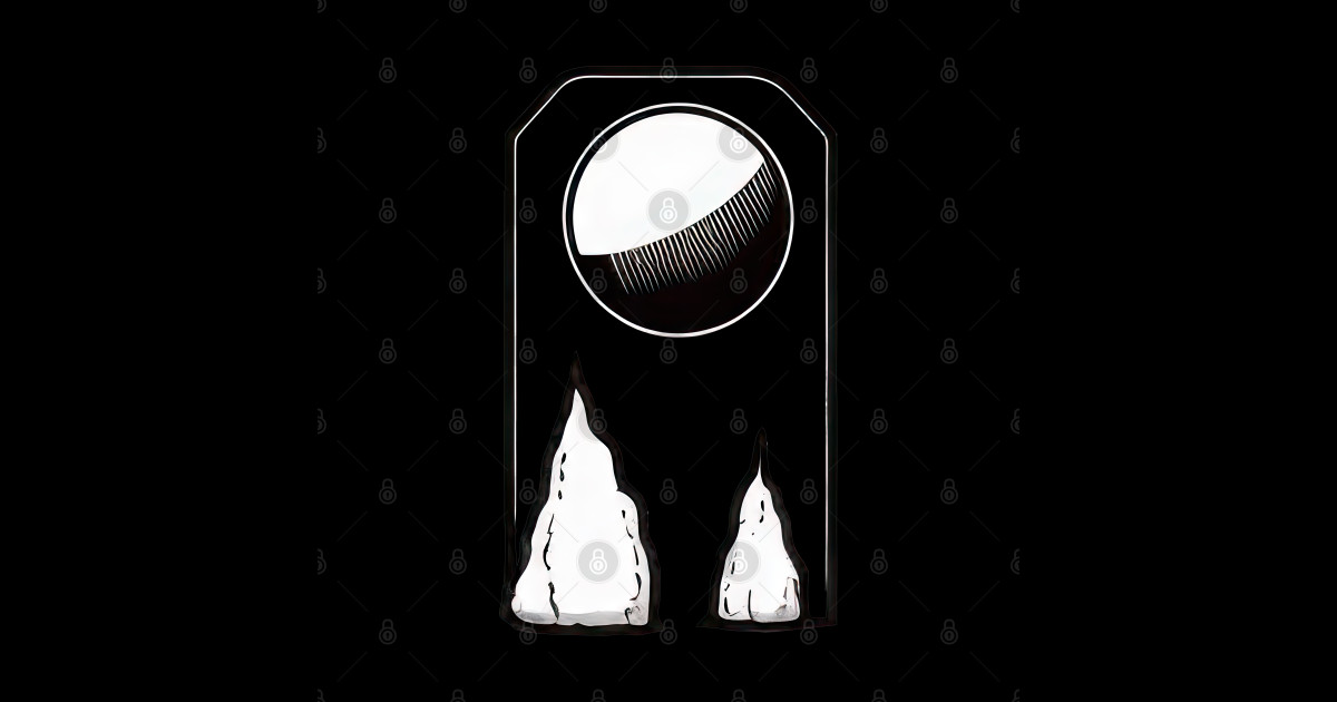 Moon - Moon - Sticker | TeePublic