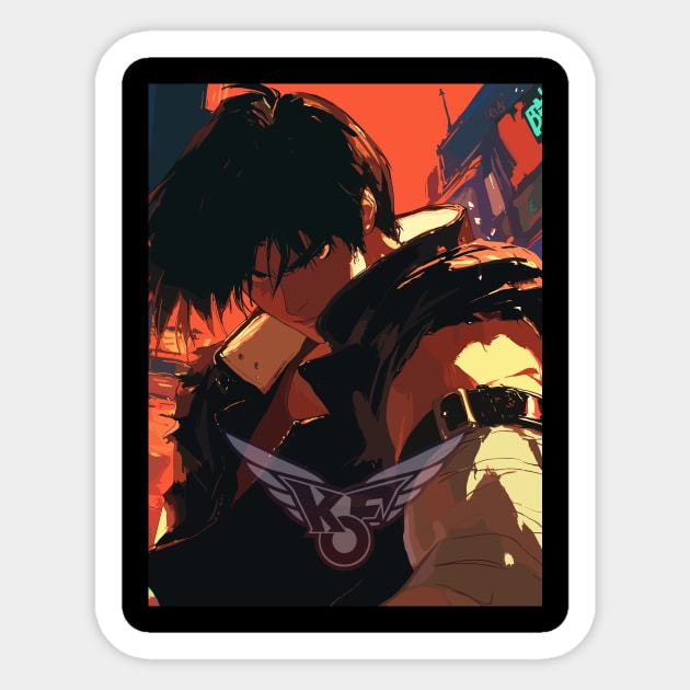 KOF Kyo Kusanagi - Kyo - Sticker | TeePublic