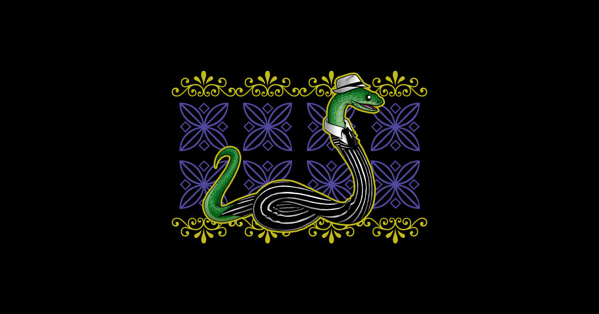 Dapper Snek - Snake - Sticker | TeePublic