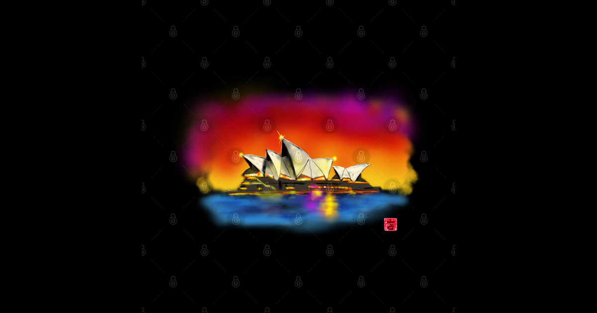 Sydney Opera House Sunset - Sydney Australia - Posters and Art Prints ...
