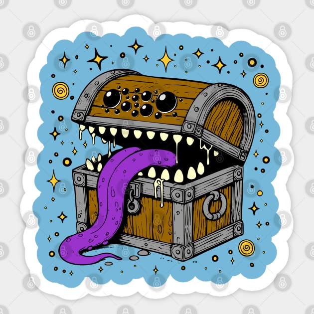 Cute Mimic - Adorable Fantasy Treasure Monster - Dungeons And Dragons ...