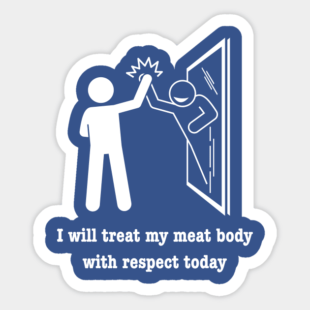 Self Respect high-five - Self Care - Sticker | TeePublic