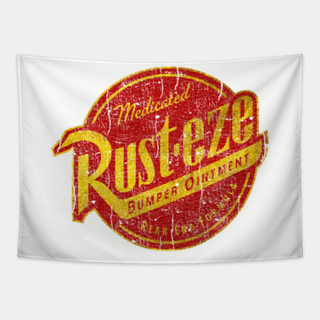 Vintage Rust/eze Bumper Ointment 1990 - Auto Racing - Tapestry | TeePublic