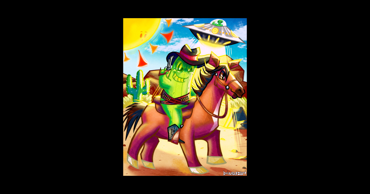 Pickled Cowboy - Western - Sticker | TeePublic
