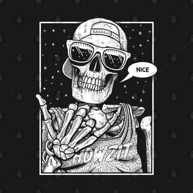Cool Bones - Skeleton - T-Shirt | TeePublic