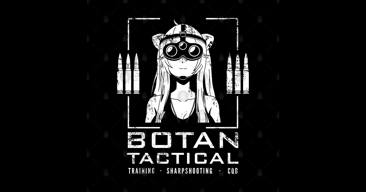 Botan Tactical - Anime - Sticker | TeePublic