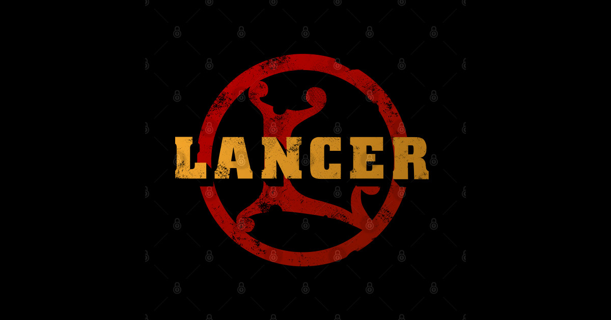 Lancer TV series Retro Logo Western Distressed - Lancer - Sticker ...