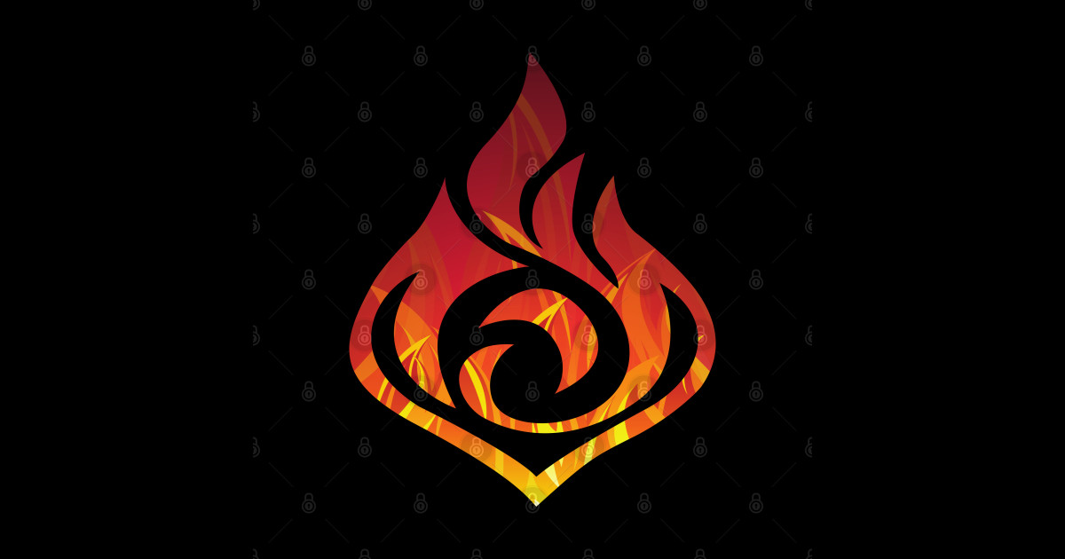 Pyro Fire Element Burn | Genshin Impact - Genshin Impact Elements ...