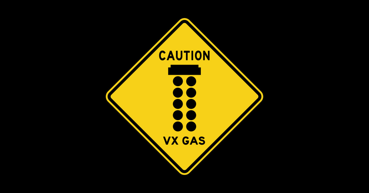 VX Gas Sign - The Rock - Sticker | TeePublic