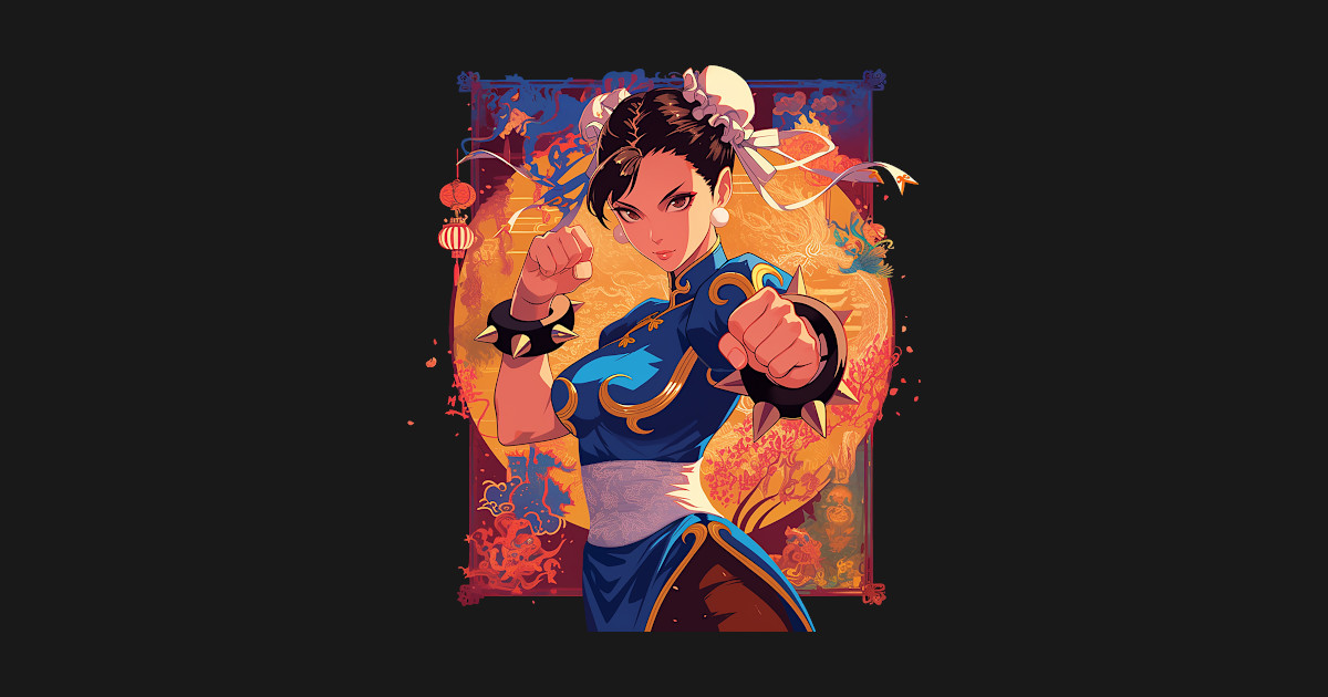 chun li - Chun Li - T-Shirt | TeePublic