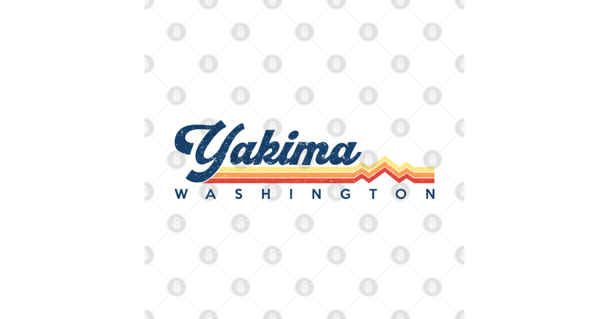 Yakima Washington - Vintage design - Yakima - T-Shirt | TeePublic