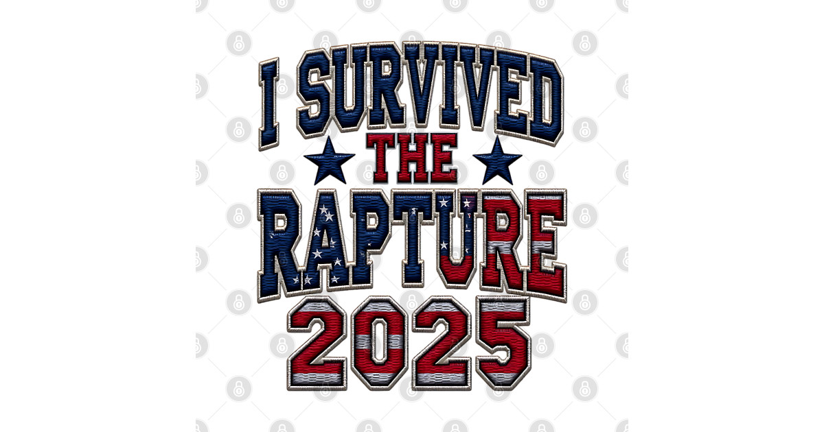 I Survived The Rapture 2025 Bold Design - Rapture 2025 - Tank Top ...