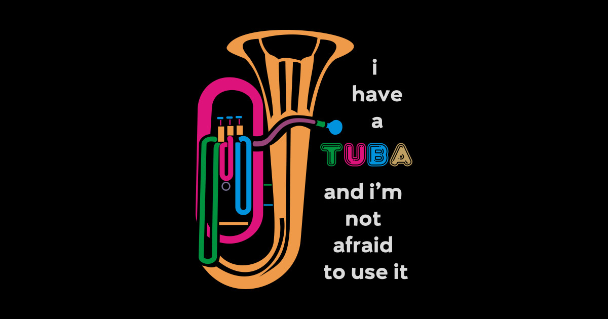 Tuba - Music - Sticker | TeePublic