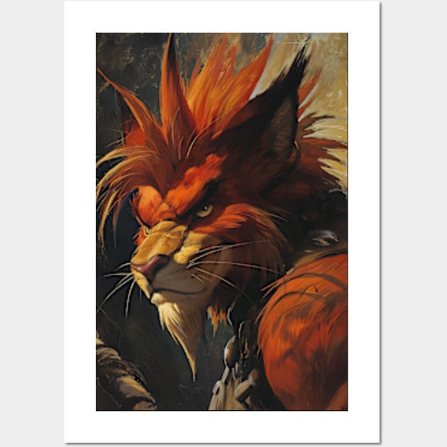 FF7 Rebirth Red XIII - Final Fantasy 7 - Posters and Art Prints | TeePublic