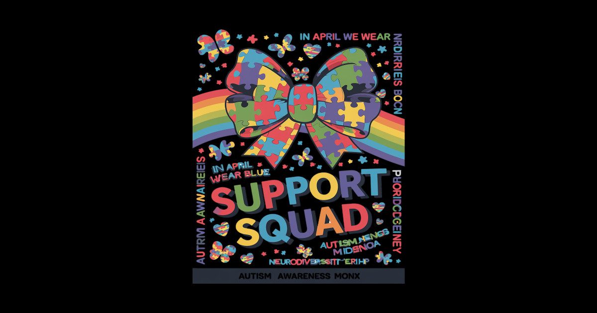 Family Autism Support Squad Autism Awareness Sped Teacher - Family ...
