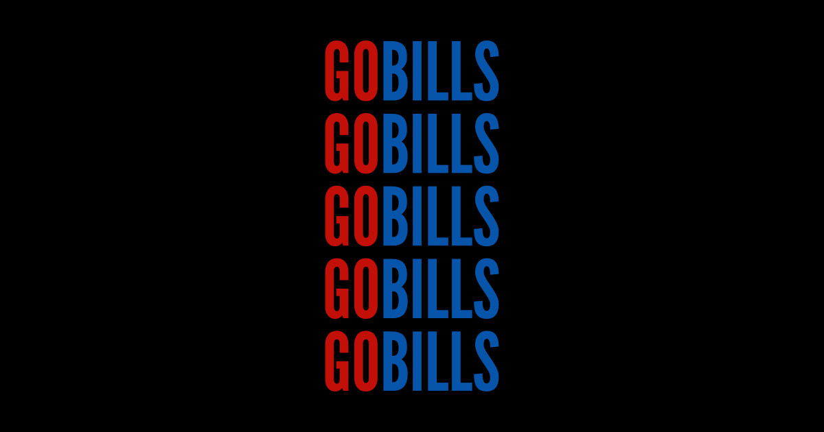 Go Bills! - Go Bills - Sticker | TeePublic